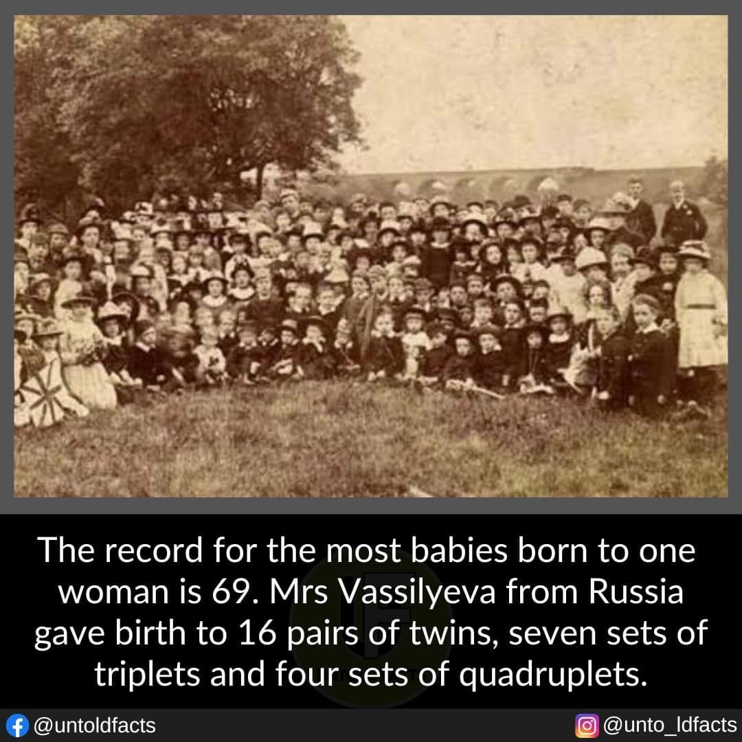 Feodor Vassilyeva: An Extraordinary Chapter in History - Mother of 69 ...