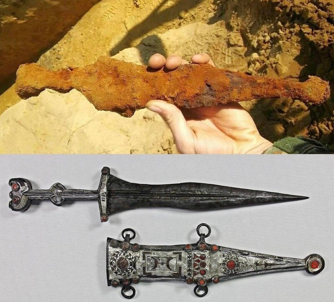 The Discovery and Restoration of a 2000-Year-Old Roman Silver Dagger ...