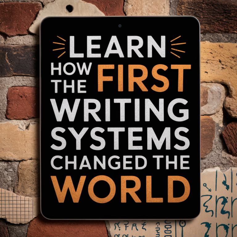 The First Writing Systems: Tracing Their Roots in Ancient Civilizations ...
