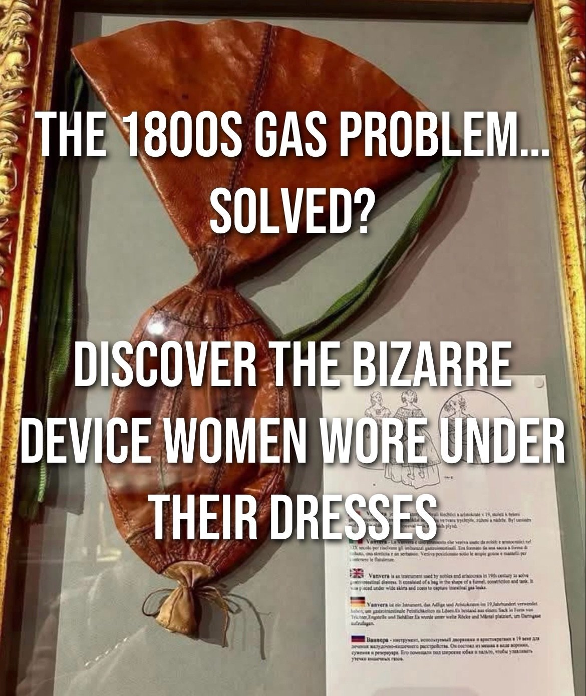 The Victorian Gadget That Silenced Ladies’ Gas - History Time Machine